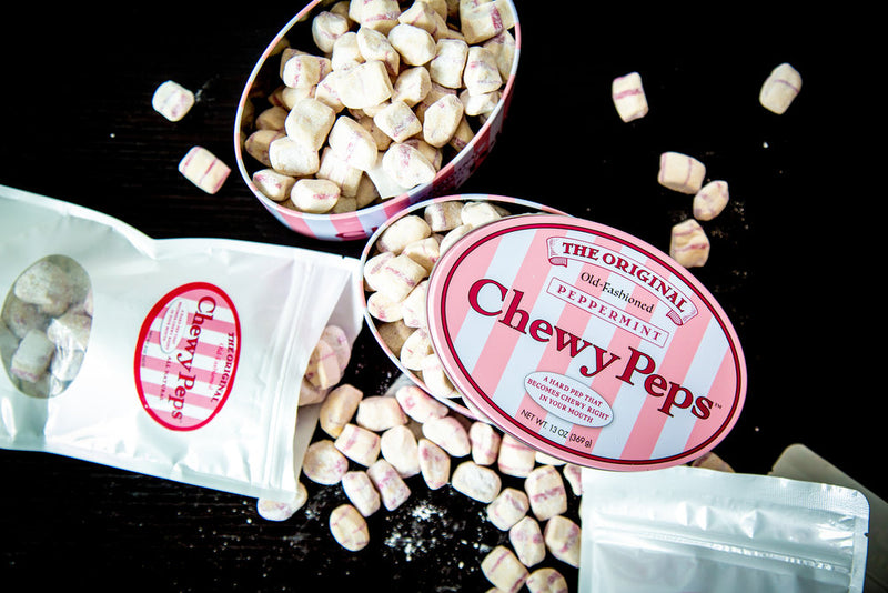 Old-Fashioned Chewy Peps and Puffy Peps Clouds